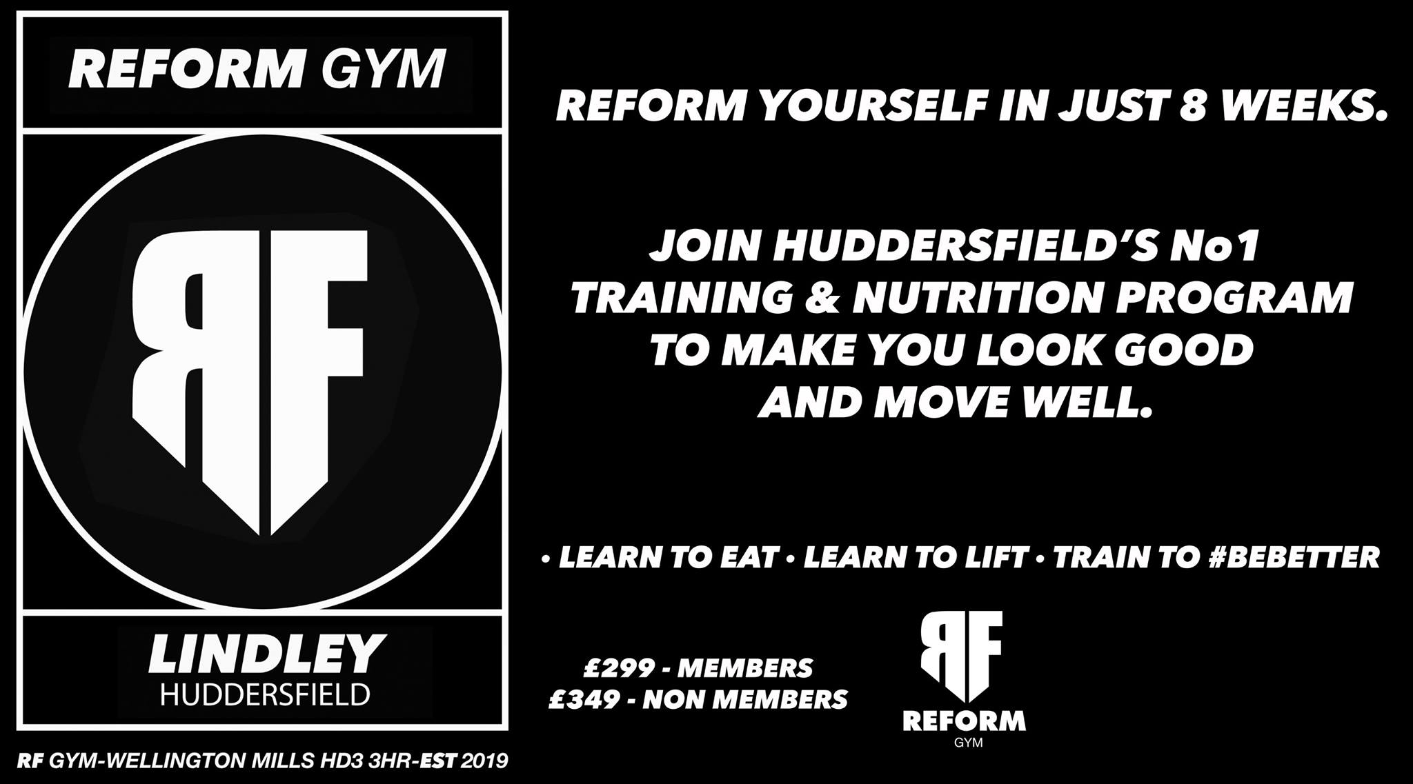 Join our community & push yourself to be better | Reform Gym :: Fitness ...