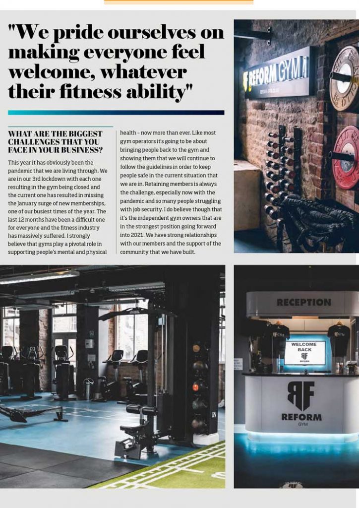 Reform Gym :: Fitness & Personal Training Lindley, Huddersfield